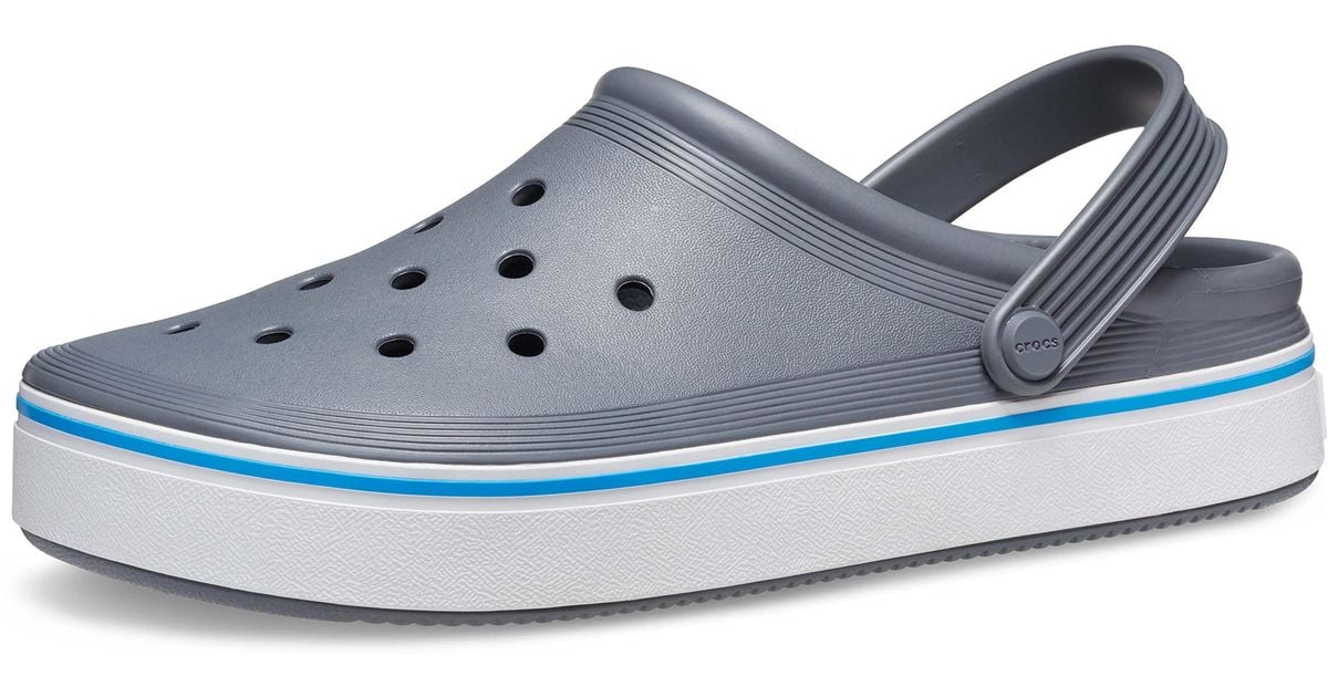 Crocs™ Off Court Clog Charcoal Size 5 Uk / 6 Uk in Black | Lyst