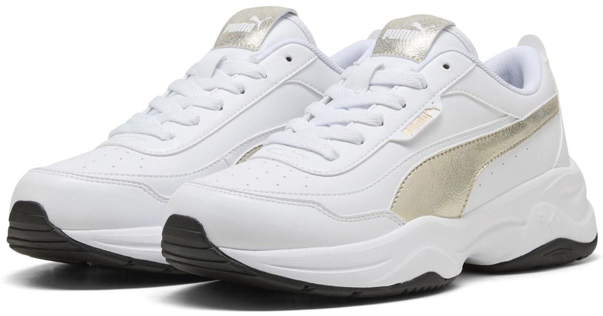 PUMA Cilia Mode Metallic Whisper in White | Lyst UK
