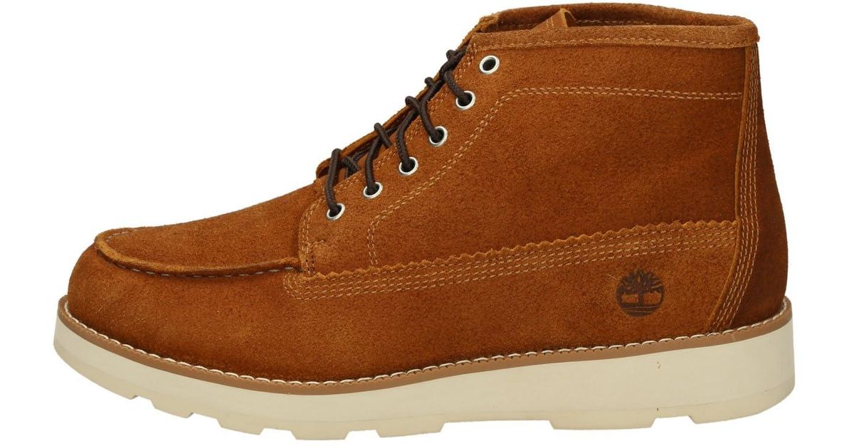 Timberland Britton Mills Mid Lace Up Eiz1 Rust Suede Derby And Oxfords ...
