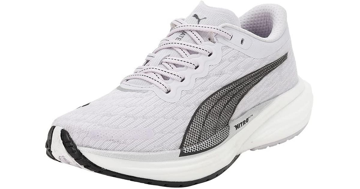 PUMA Deviate Nitro 2 Running Shoes Purple in White | Lyst UK