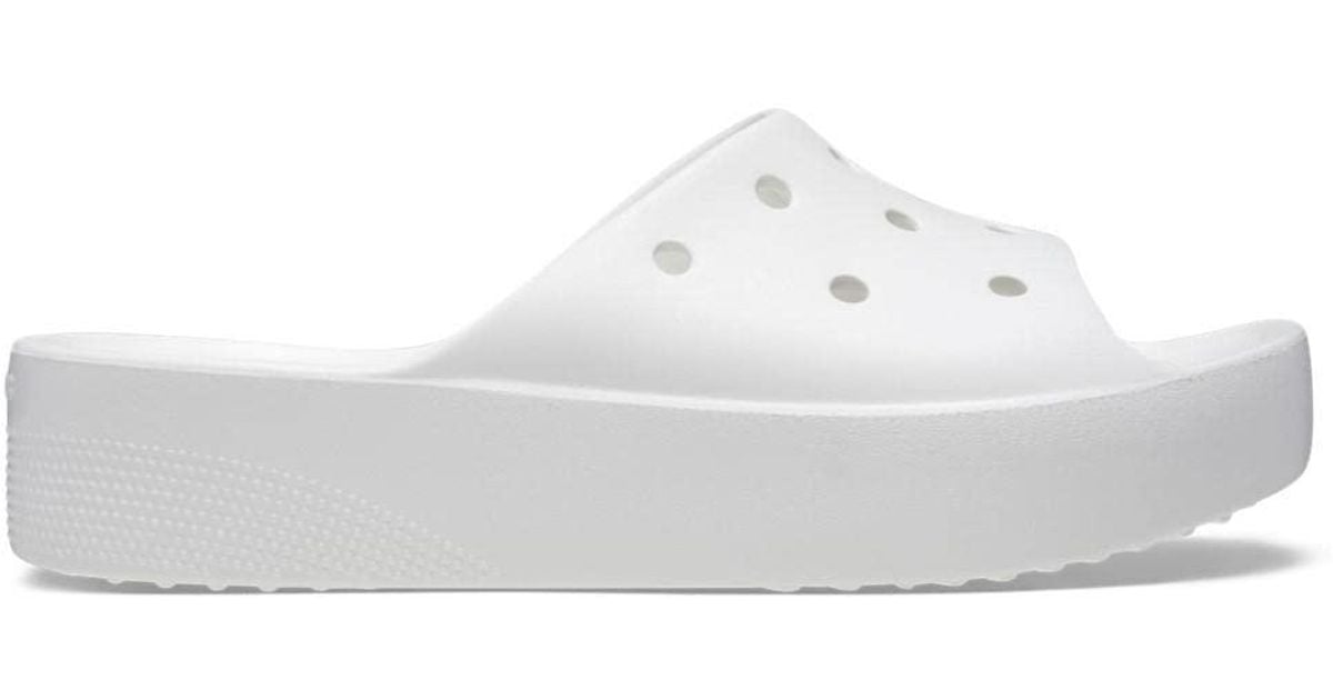 Crocs™ Slides in White | Lyst UK