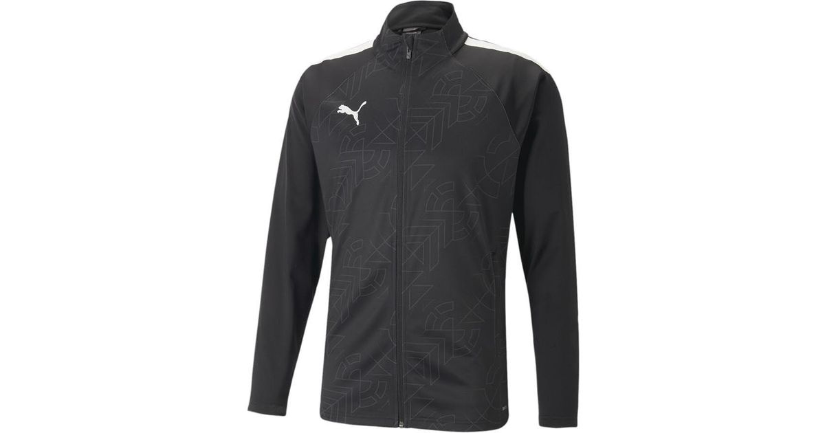 PUMA Black Sports Jacket Teamliga Training Graphic for Men | Lyst UK
