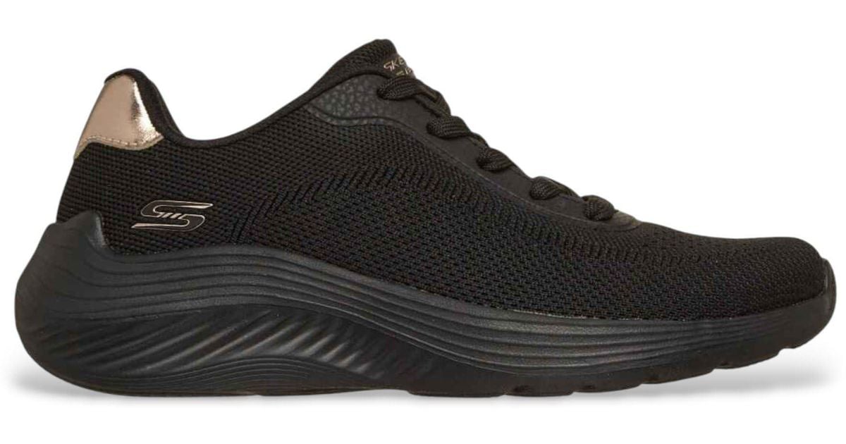 Skechers Bobs Squad Waves Current Look Trainers in Black | Lyst UK