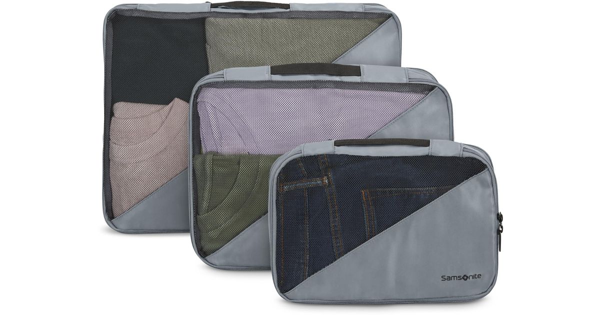 Samsonite 3-piece Compression Packing Cube Set in Gray | Lyst