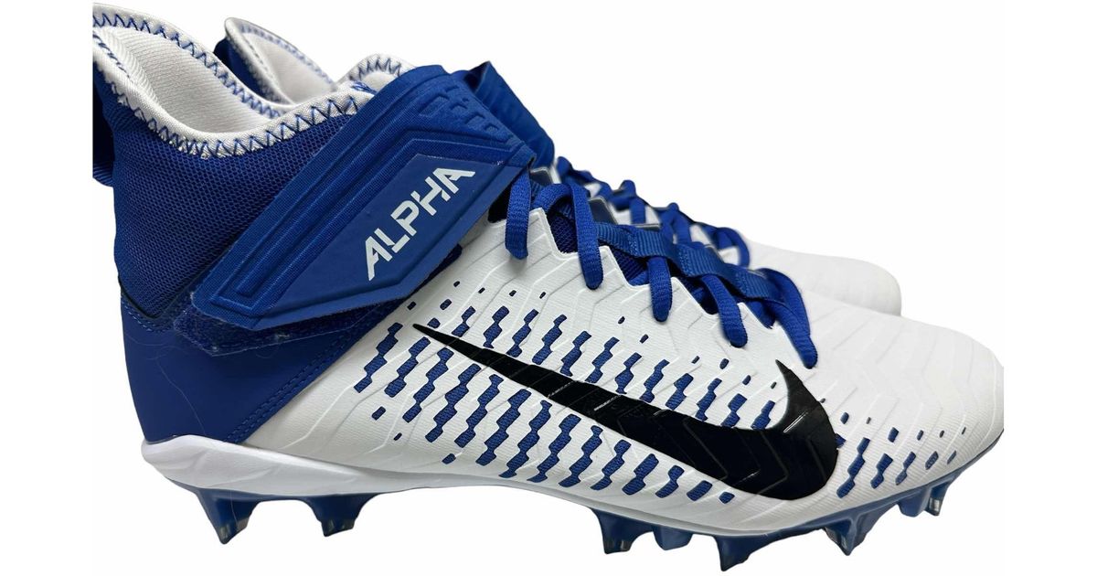 Nike Alpha Ace Pro 2 Mid Football Cleats Shoes in Blue for Men | Lyst UK