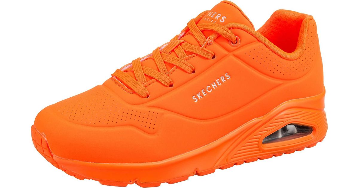 Skechers Uno-stand On Air Sneaker in Orange | Lyst UK