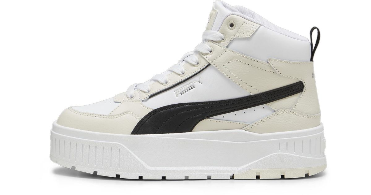 PUMA Karmen Ii Idol Mid Sneaker in White | Lyst