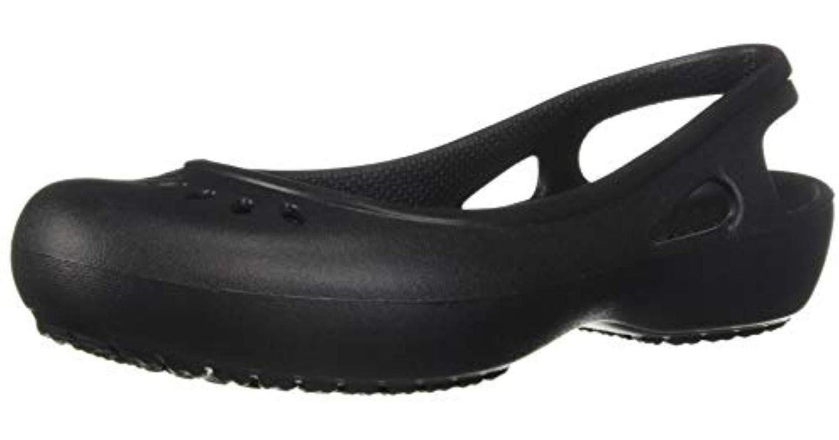 Crocs™ Kadee Slingback W Ballet Flat in Black | Lyst