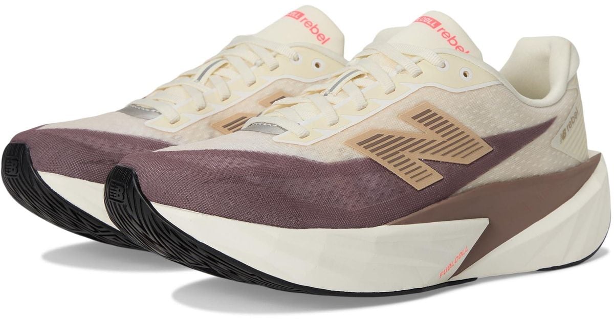 New Balance Fuelcell Rebel V5 Running Shoe in White for Men | Lyst