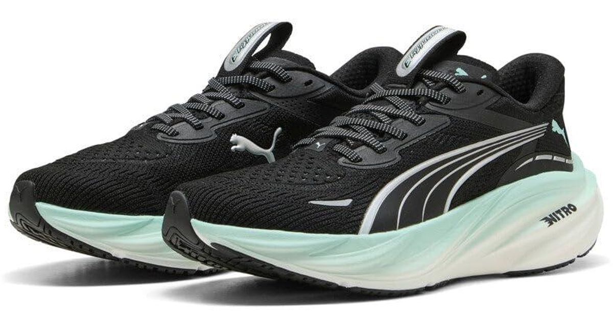 PUMA Magnify Nitroâ 3 Running Shoes in Black | Lyst UK