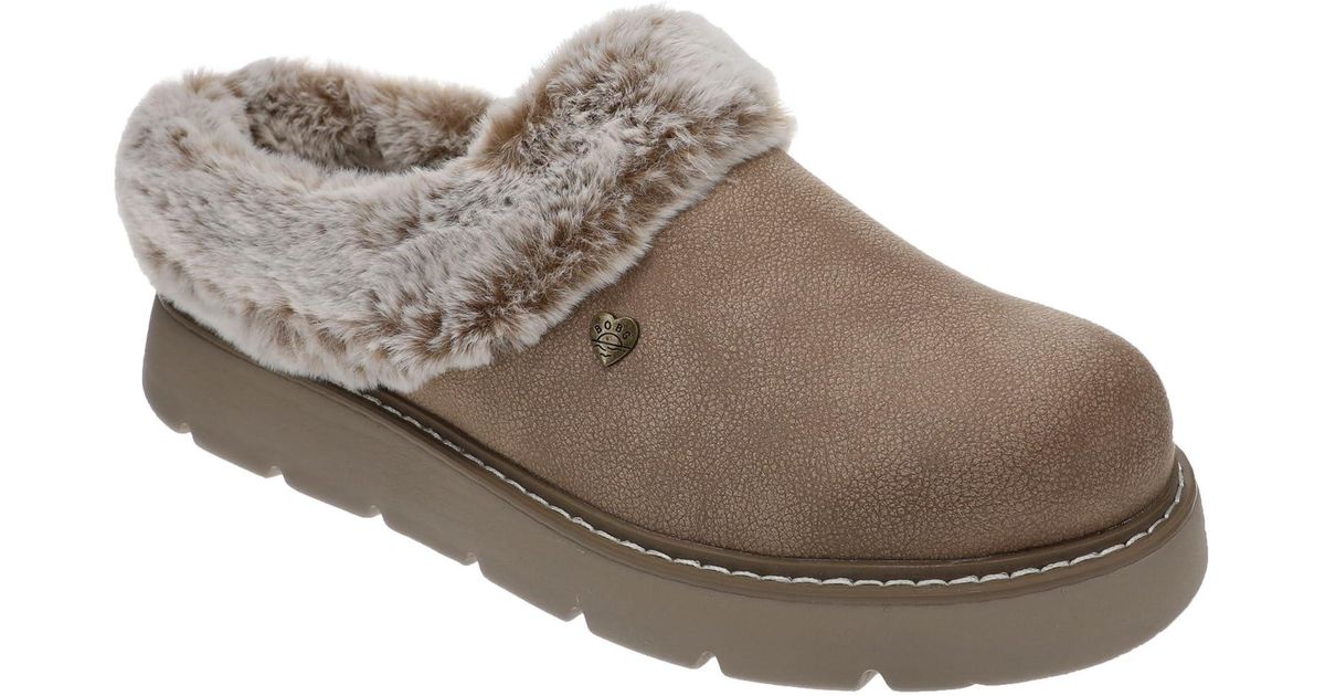 Skechers Keepsakes Lite Cozy Blend Slipper in Brown | Lyst UK