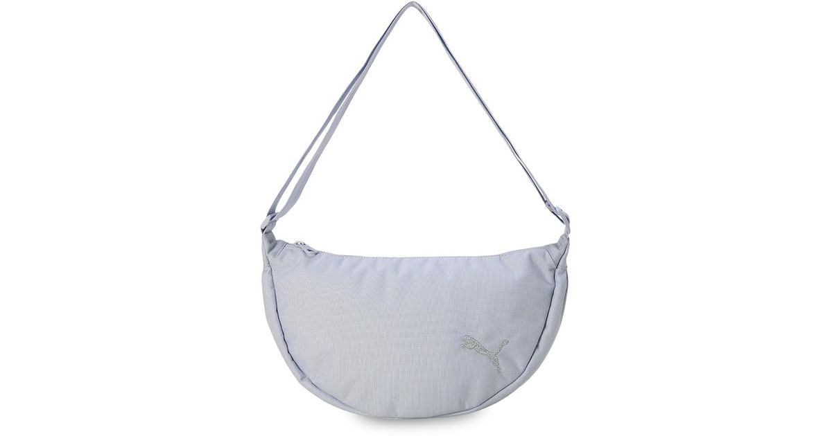 PUMA Her Half Moon Bag Handbag in White | Lyst UK