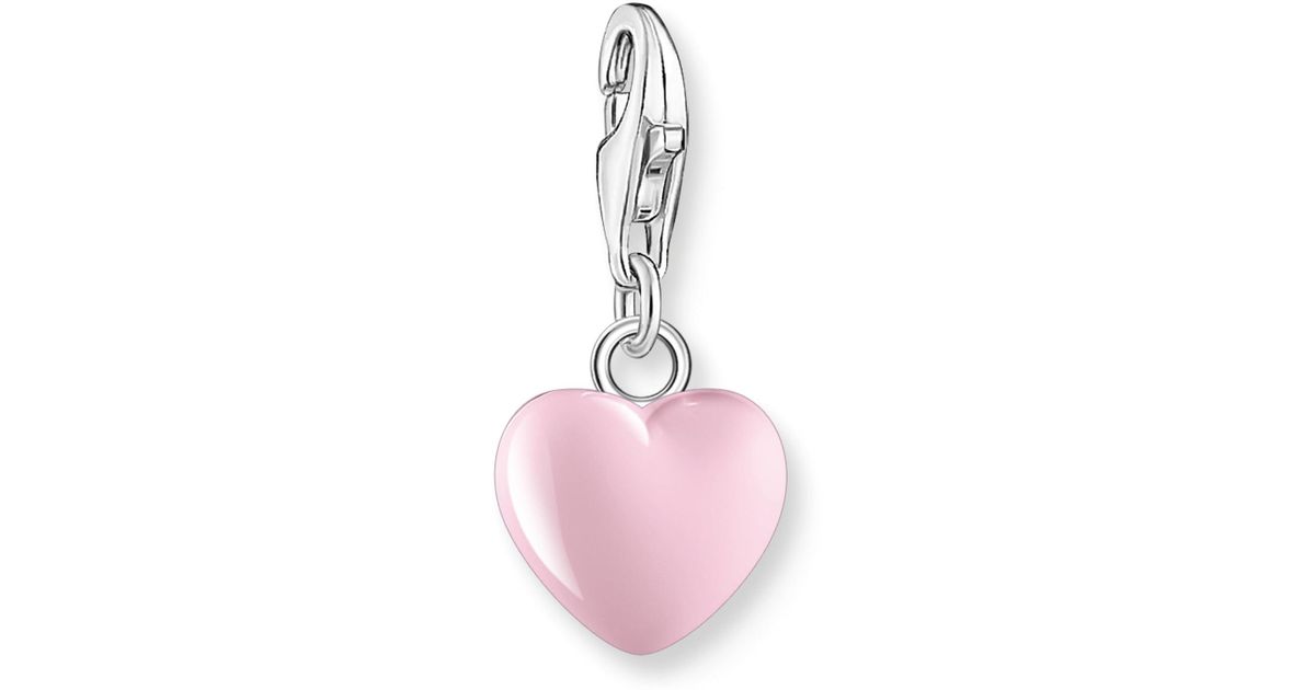 Thomas Sabo Charm Club Charm Pendant Heart Silver Recycled 925 Silver ...