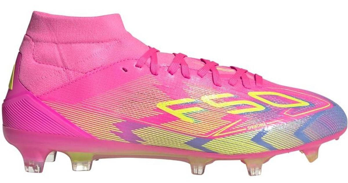 adidas F50 Pro Firm Ground Soccer Cleats in Pink | Lyst UK