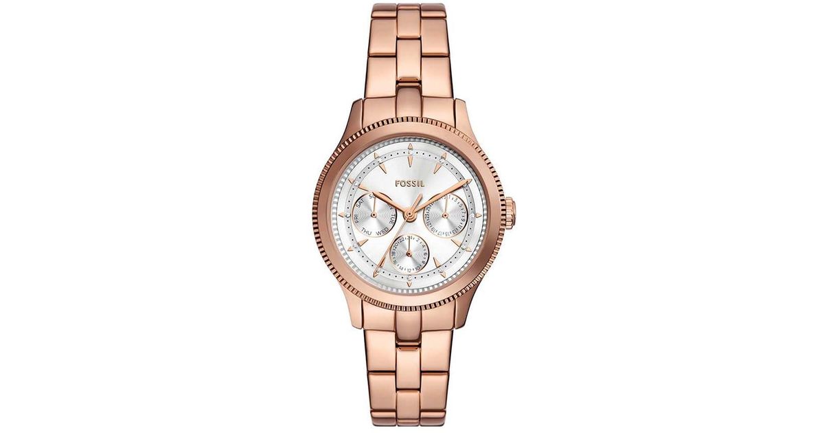 Fossil Bq3993 Ladies Brynn Watch in Metallic | Lyst UK