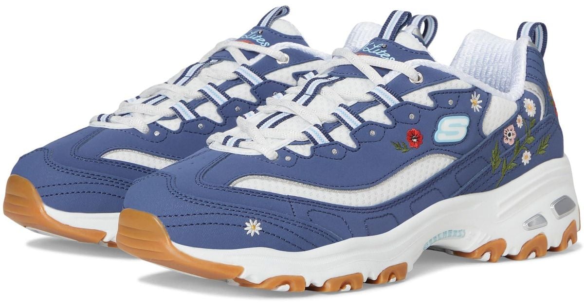 Skechers D'lites-spring Bloom Sneaker in Blue | Lyst UK