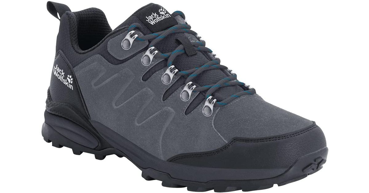 Jack Wolfskin Refugio Texapore Low M Walking Shoe in Blue for Men | Lyst UK