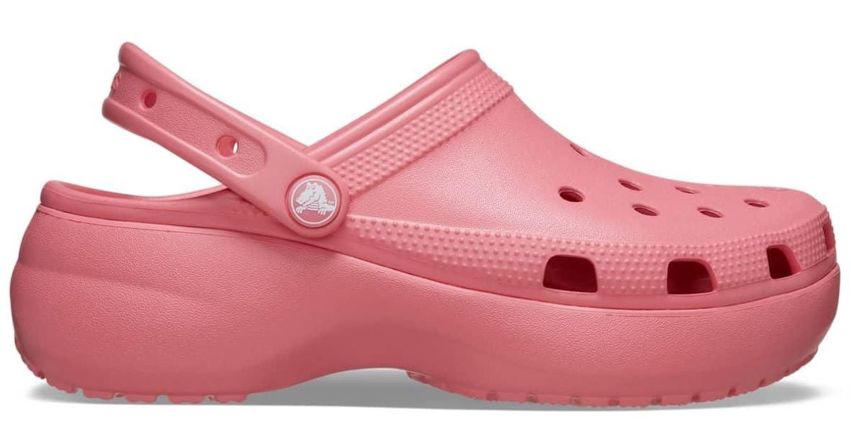 Crocs™ Classic Platform Clog Hot Blush Size 3 Uk in Pink | Lyst UK