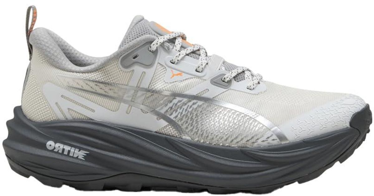 PUMA Mens Voyage Nitro 4 Lace Up Running Sneakers Shoes Trail - Grey ...