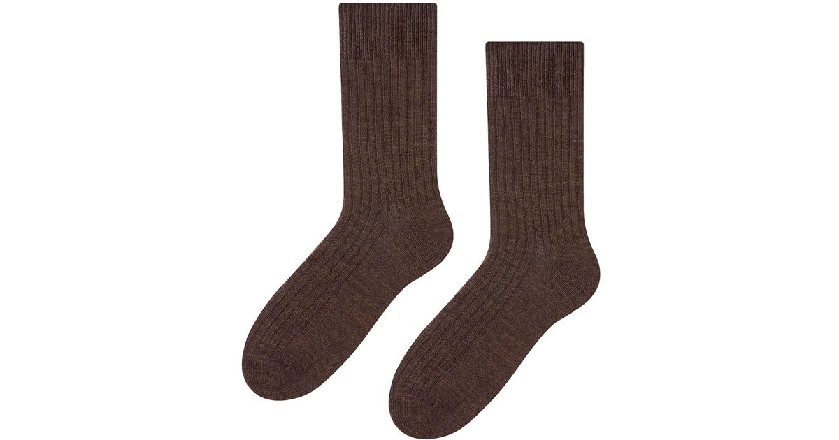 Steve Madden Alpaca Wool Socks For Winter in Brown for Men | Lyst UK
