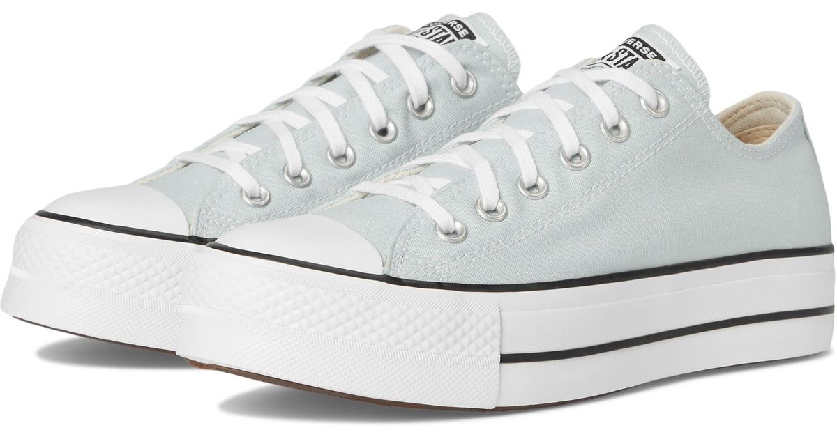 Converse Chuck Taylor All Star Lift Ox Sneaker in White | Lyst UK