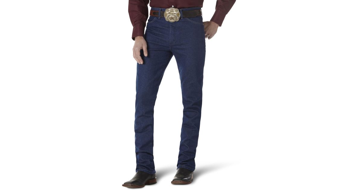 Wrangler 0936 Cowboy Cut Slim Fit Jean in Blue for Men | Lyst UK