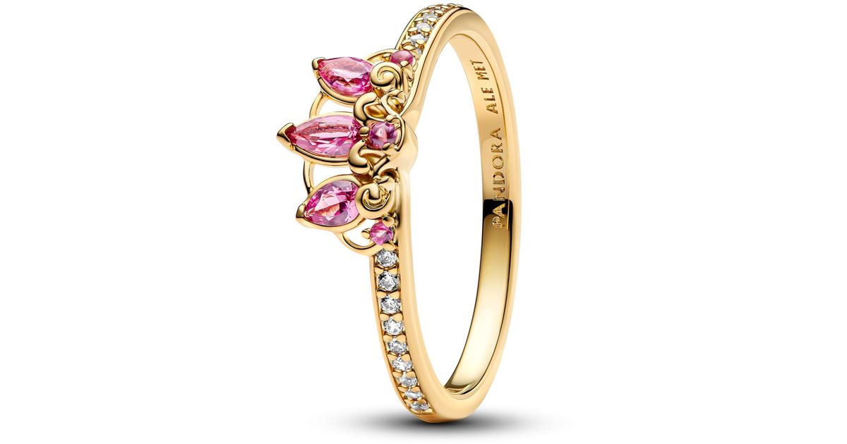 Disney Princesse Raiponce Tiara Doré 163651C01 PANDORA en coloris ...