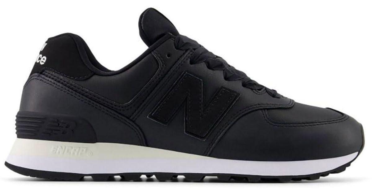 New Balance 574 Sneaker in Black | Lyst UK