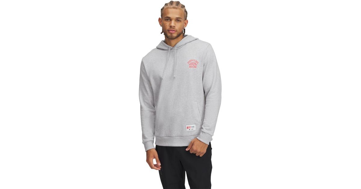 Under Armour Project Rock Red One North Pole Training Club Hoodie, in ...