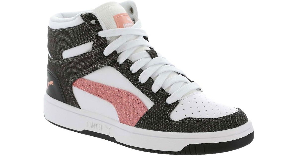 PUMA S Rebound Layup Denim Shoes in Blue | Lyst UK