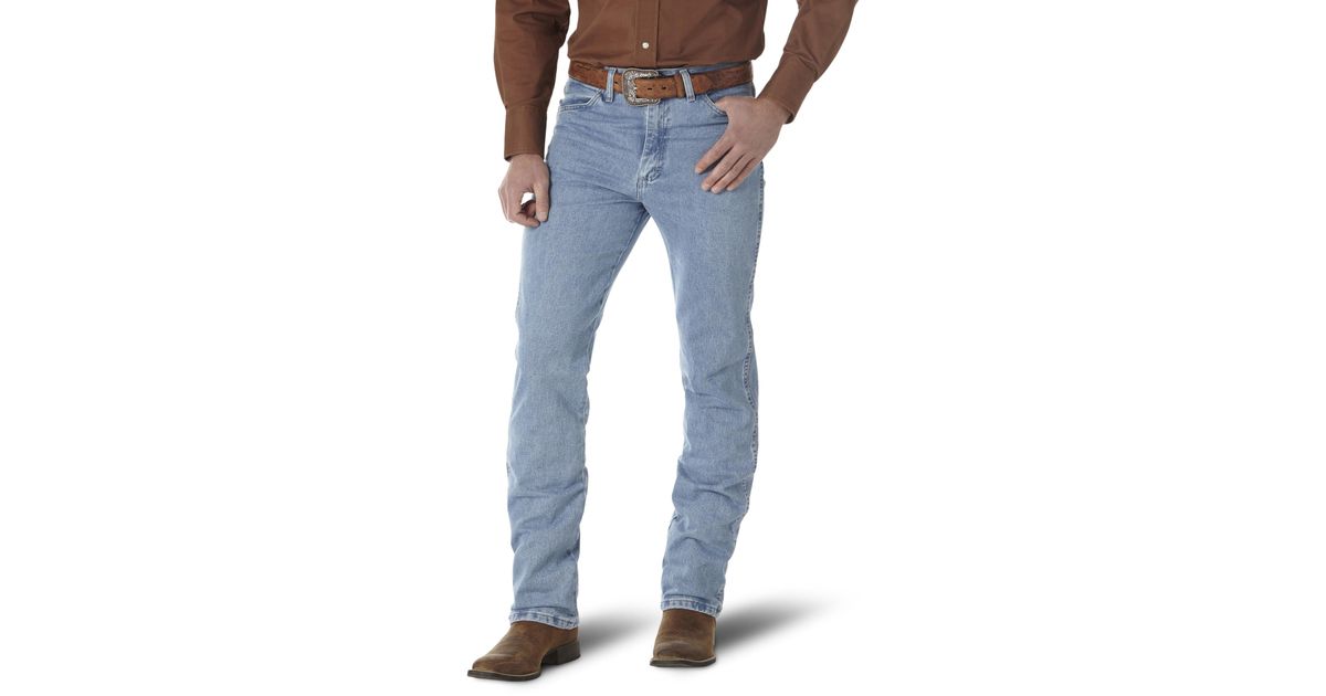 Wrangler 0936 Cowboy Cut Slim Fit Jean in Blue for Men | Lyst UK