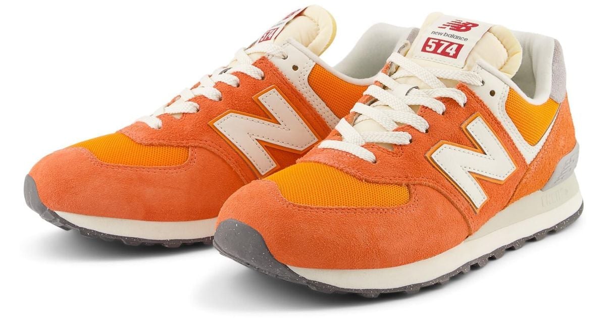 New Balance U574V1 (/) Shoes in Orange | Lyst