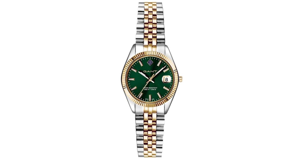GANT Adults Sussex Mini 54 Analogue Quartz Watch in Metallic | Lyst UK