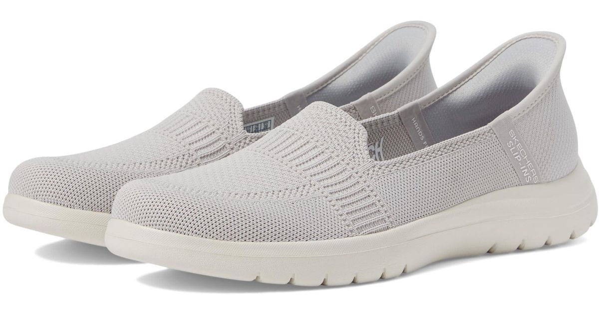 Skechers On-the-go Flex-camellia Loafer in Grey | Lyst UK