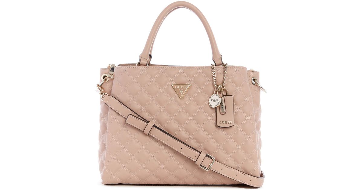 Guess Cessily Girlfriend Satchel in Pink | Lyst UK