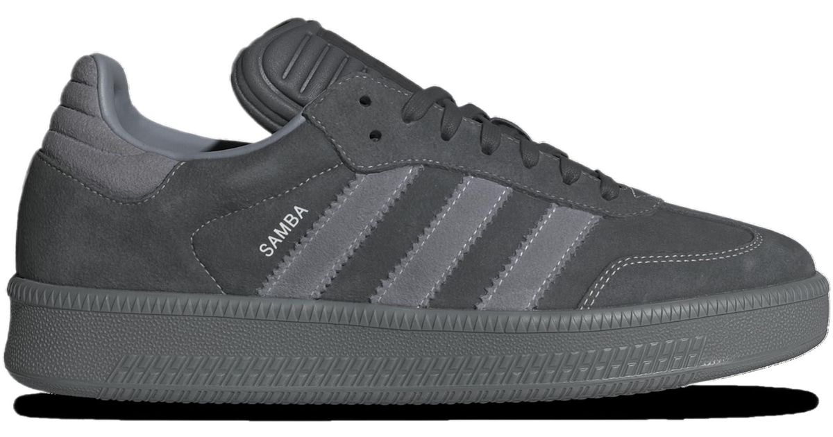 adidas Originals Samba Xlg - Men's (grey/grey), Grey/black, 8.5 Uk in ...