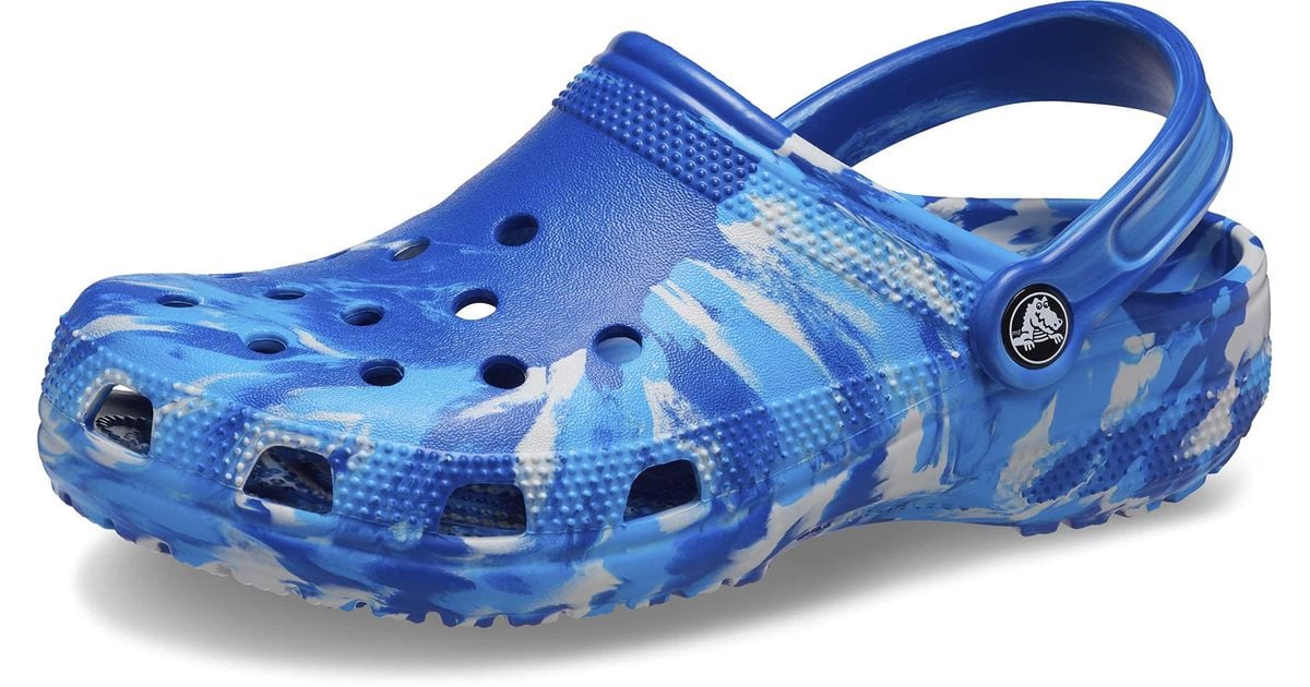 Crocs™ Classic Marbled Tie Dye Clog in Blue | Lyst UK
