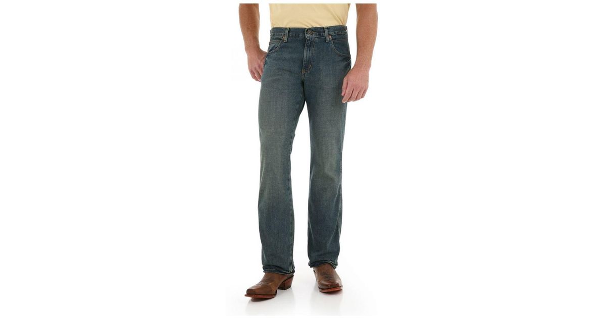 Wrangler Retro Slim Fit Boot Cut Jean in Blue for Men | Lyst UK