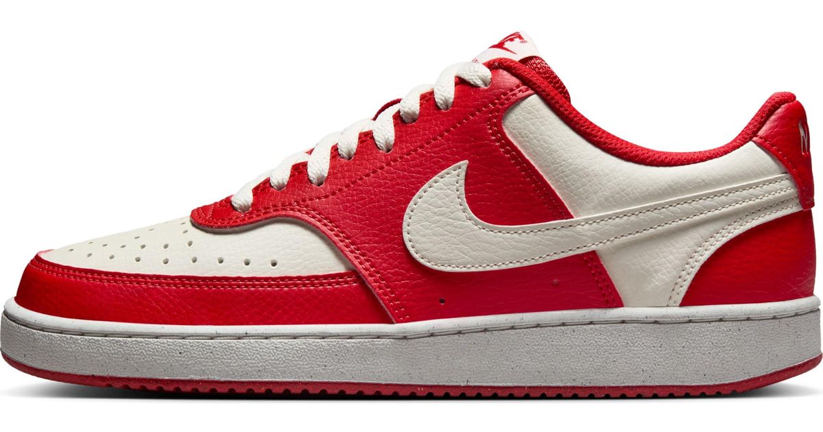 Nike Court Vision Low Next Nature Damenschuhe Shoes in Red | Lyst UK