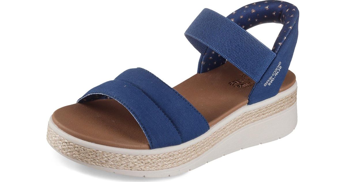 Skechers Bobs Sun Ray Sandal in Blue | Lyst UK