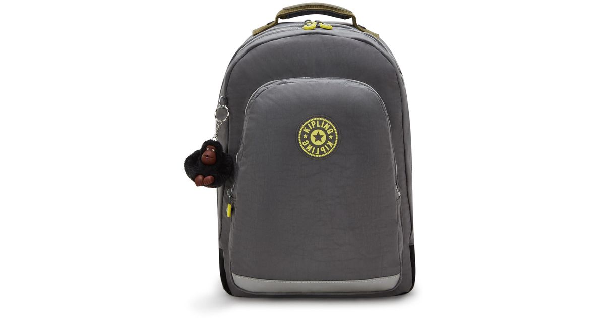 Kipling Backpack Class Room Back To Large in Grey | Lyst UK