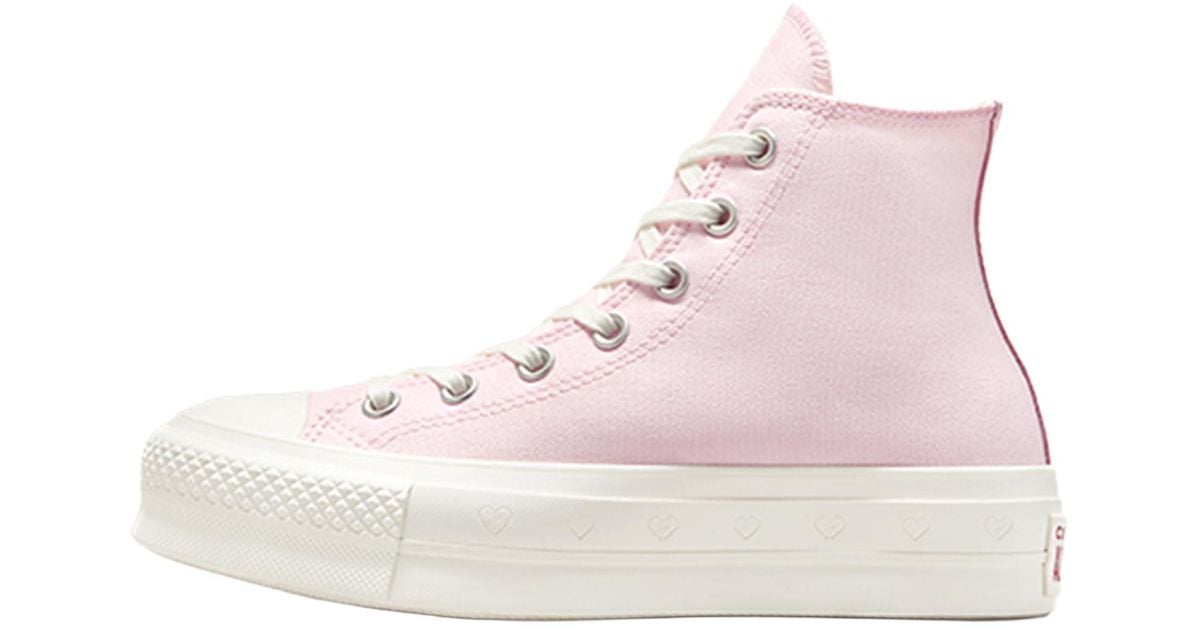 Converse Chuck Taylor All Star Lift Platform Hearts High Top Sneakers ...