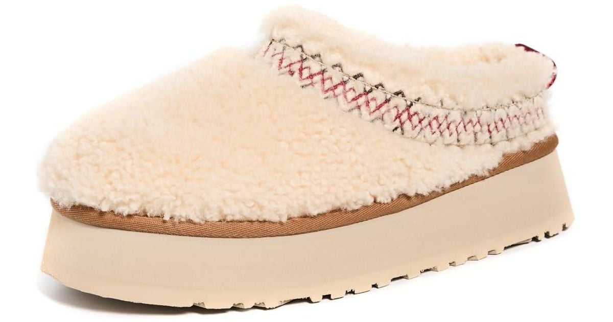 UGG Tazz Braid "heritage Braid Natural" Slippers | Lyst