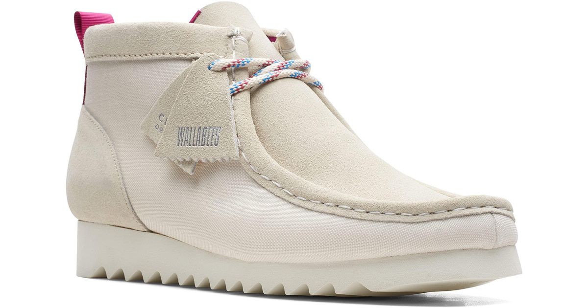 Clarks Wallabee Ftre Off White Combi for Men | Lyst UK