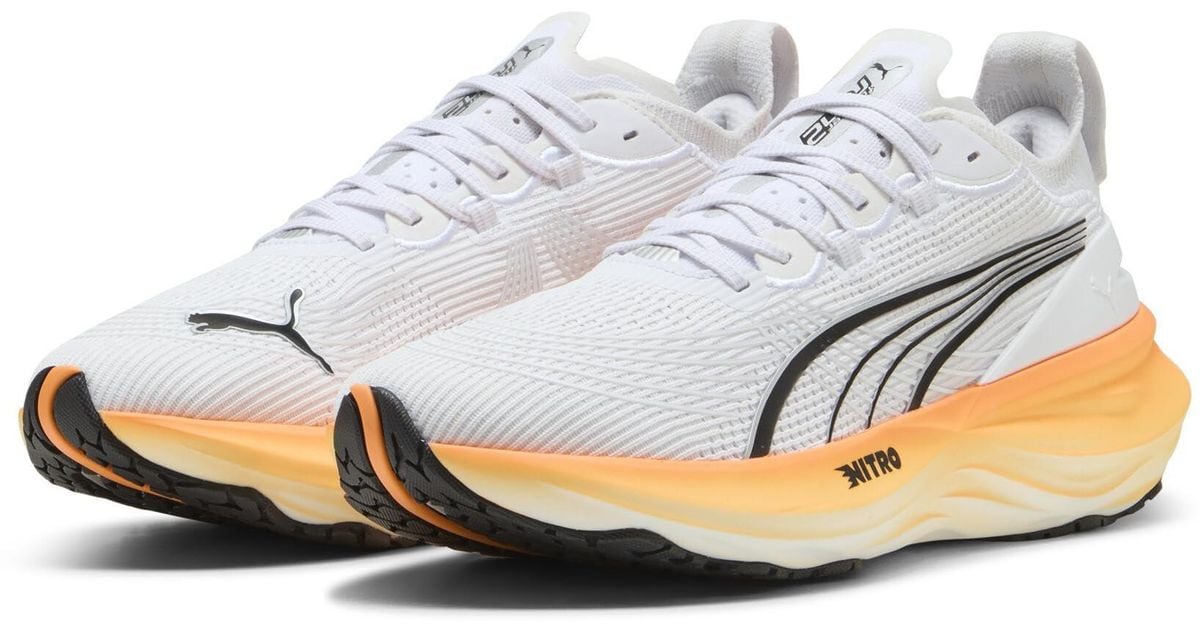 PUMA Foreverrun Nitroâ 2 Road Running Shoes in White for Men | Lyst UK