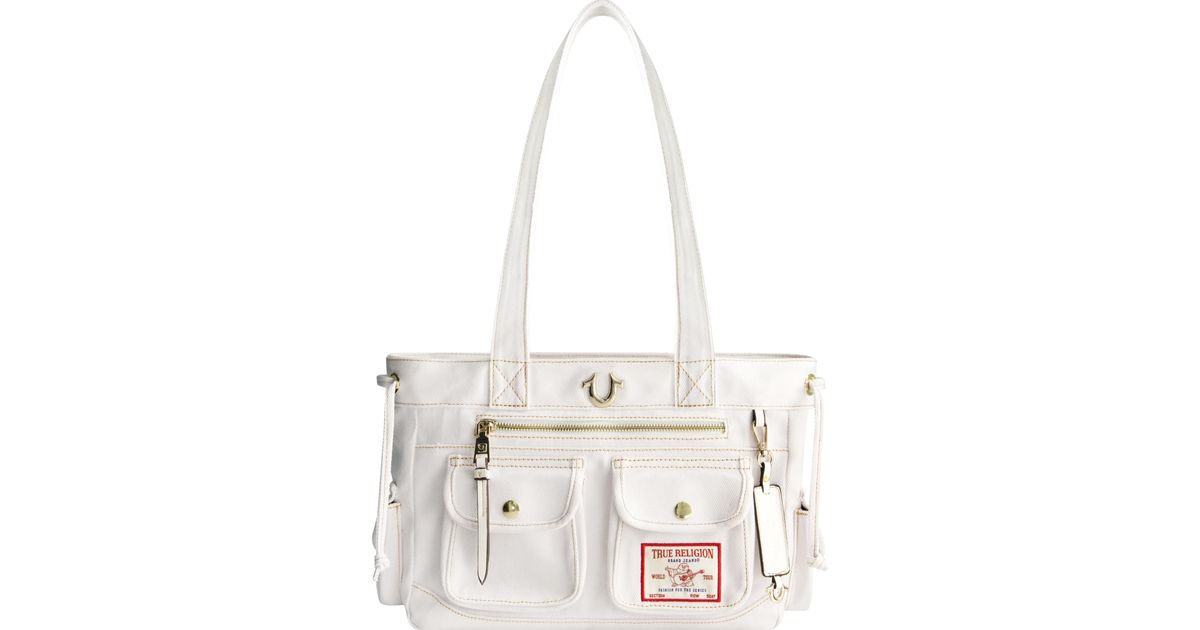 True Religion Tote Bag in White | Lyst