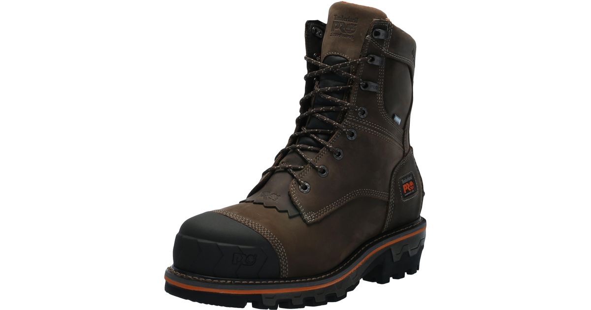 Timberland Boondock Hd Logger 8 Inch Composite Safety Toe Waterproof ...