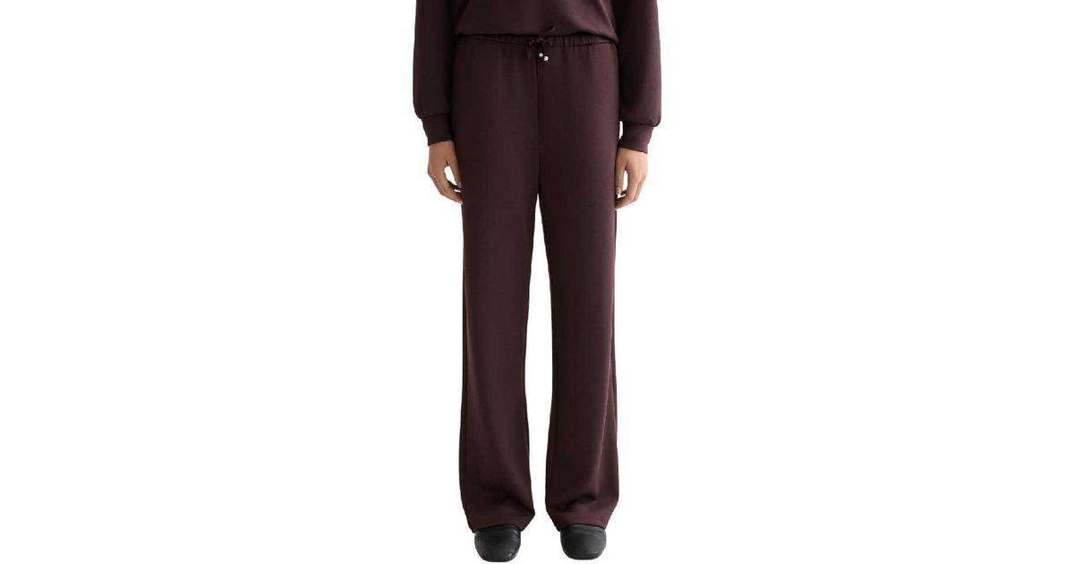 Scotch & Soda S Modal Pin Tuck Sweatpants in Purple | Lyst UK