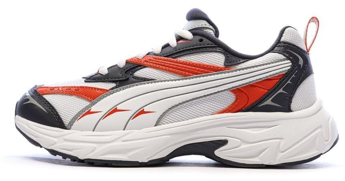 PUMA Morphic White/black/red Sneakers for Men | Lyst UK