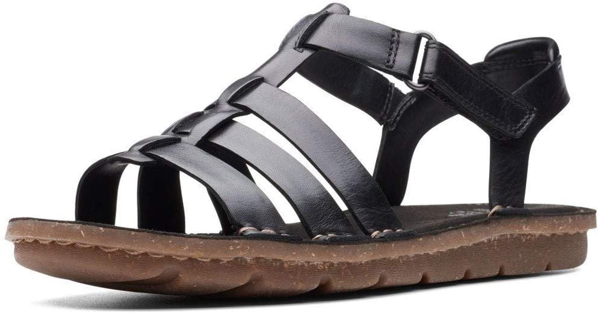 Clarks Blake Jewel S Wide Fit Strappy Sandals 6.5 Black in Blue | Lyst UK